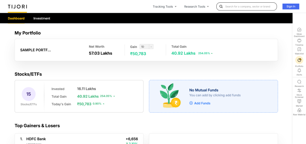Tijori Finance Review: Best Stock Research tool? - Random Dimes