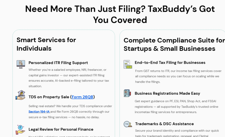 TaxBuddy Review 2025 – Best Online Tax Filing Service in India ...