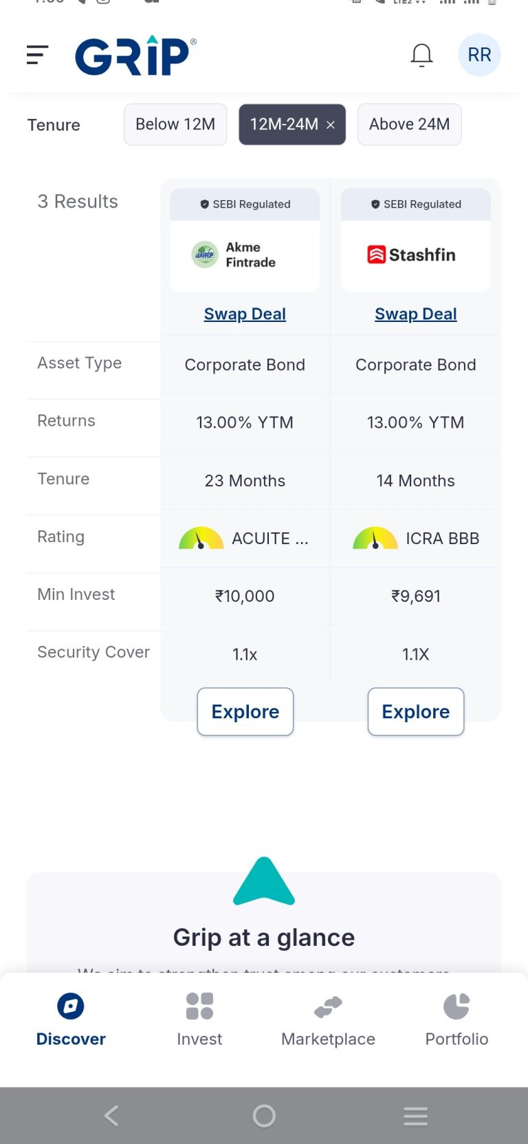Grip Invest App Review 2025 – Earn 10–13% Returns from SEBI-Regulated ...
